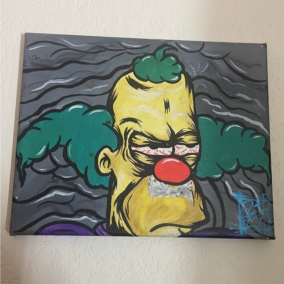 simpsons | Art | Hand Painted Simpsons Artwork | Poshmark